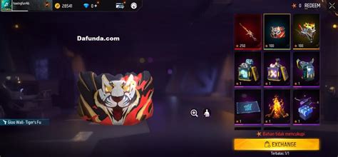 Free Fire Gloo Wall Tiger S Fury Inilah Jumlah Token Exchange