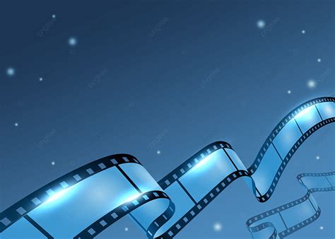 Film Simple Light Effect Blue Gradient Background Film Light Effect