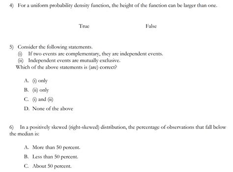 Solved For A Uniform Probability Density Function The Chegg