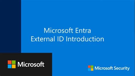 Microsoft Entra External Id Introduction Youtube