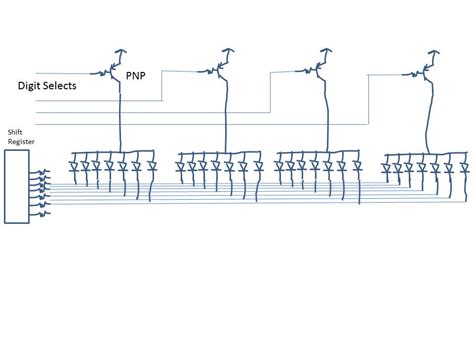 3461BS 12 Pins 7 Segments 4 Digits Help Needed LEDs And