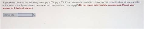 Solved Suppose We Observe The Following Rates 1R1 6 1 Chegg