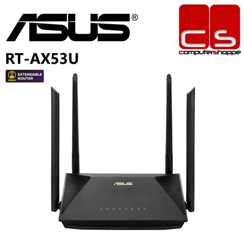 Asus Rt Ax53u Ax1800 Dual Band Wifi 6 Router Shopee Malaysia