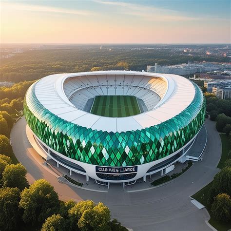View Modern Architecture Stadium Premium Ai Generated Image