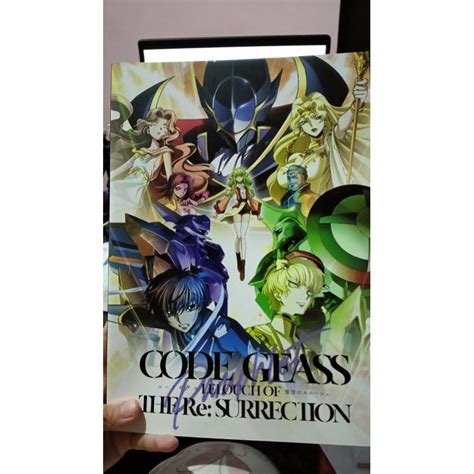 Code Geass Lelouch Of The Resurrection Movie Pamphlet Booklet Shopee