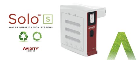 S Series Sustainable Laboratory Water Purification Avidity Science