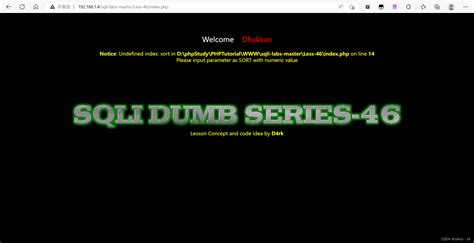 基于sqli Labs靶场的sql注入 46~53关sqli Lab Less46 Csdn博客