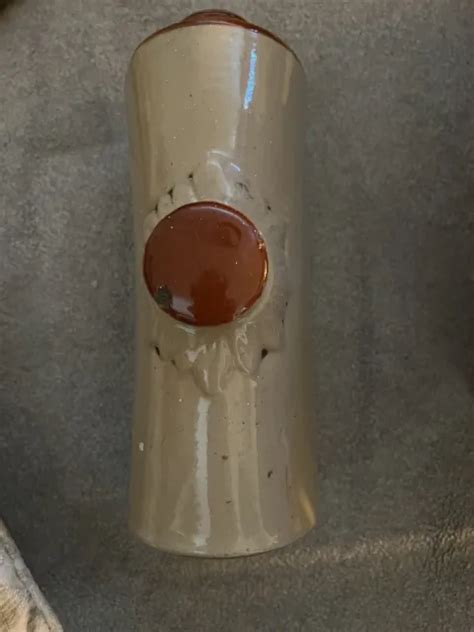 Vintage Stoneware Ceramic Hot Water Bottle Bedfoot Warmer Doorstop £15