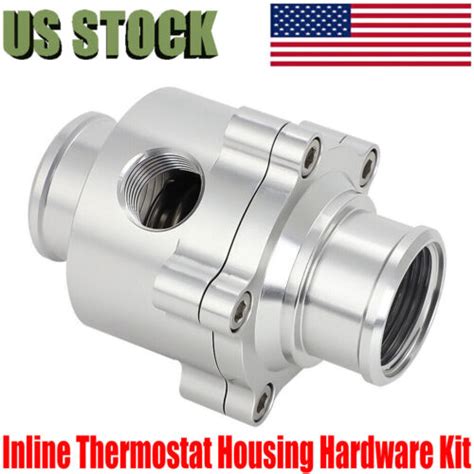 Inline Thermostat Housing Hardware For 1 1 2 Hose 1 5 16an 8200 05 966542e Ebay