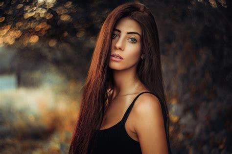 Women Model Portrait Depth Of Field Long Hair Photography Martin