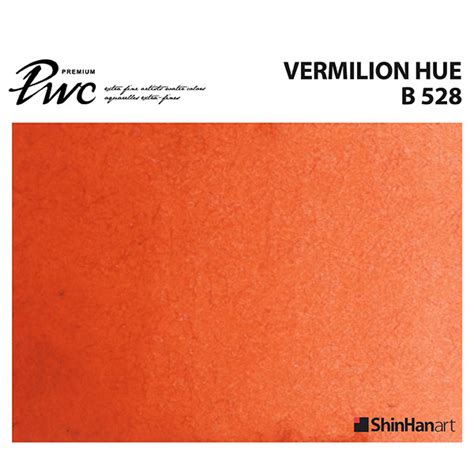 Vermilion Hue 528 B Pwc 15ml Tube Shinhan Premium Artist Watercolor