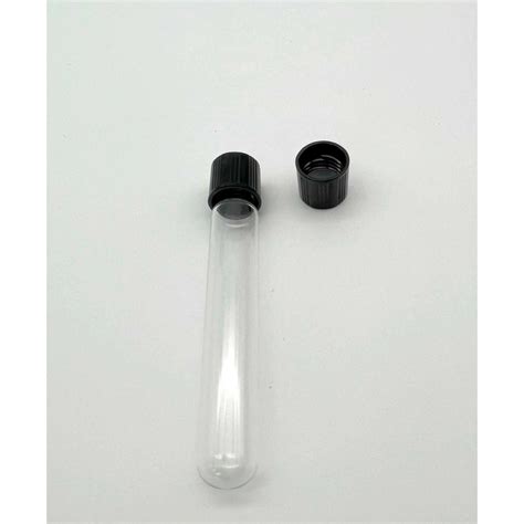 หลอดแก้วมีฝาเกลียว ฝาสีดำ Test Tube Screw Cap หลอดเลี้ยงมด หลอดทดลอง
