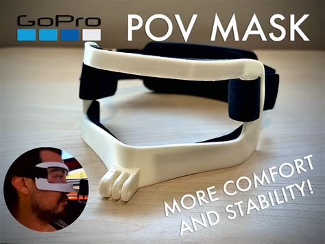 Gopro Pov Mask Mount Perfect For Sim Racing By Iansmash Makerworld
