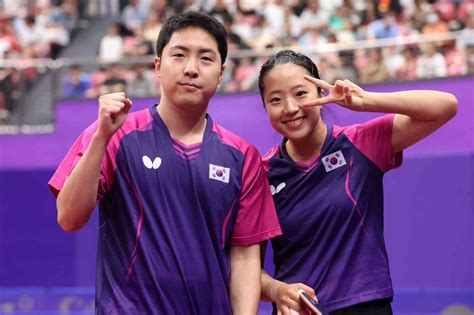 단 12분 만에 끝신유빈 임종훈 혼합복식 32강서 네팔에 완승 항저우ag 뉴스1