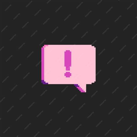 Premium Vector Pixel Art Dialog Icon