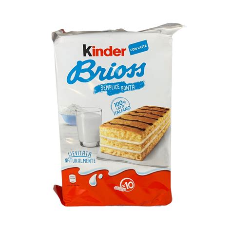 Kinder Brioss 10 snacks Ferrero – Made In Eatalia
