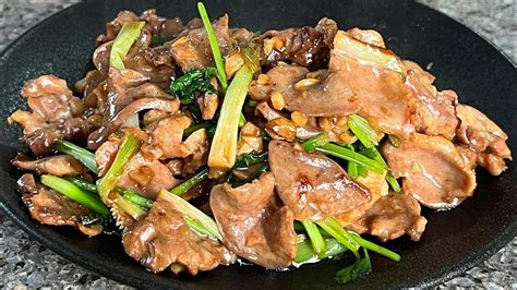 沙姜爆炒猪脷视频教程来了，出锅香气扑鼻，脆嫩爽口，好吃又下饭 Youtube
