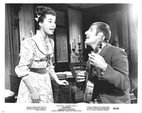 Mclintock 1963 8x10 Original Photo Stefanie Powers Sings In Scene