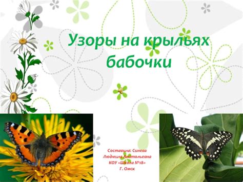 Узоры на крыльях бабочки презентация доклад