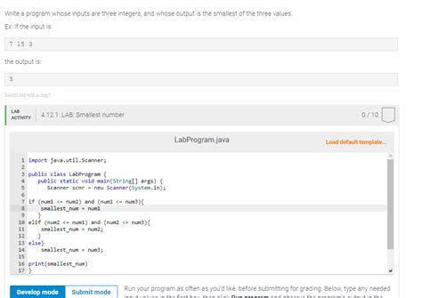 Solved Write A Program Whose Inputs Are Three Integers And