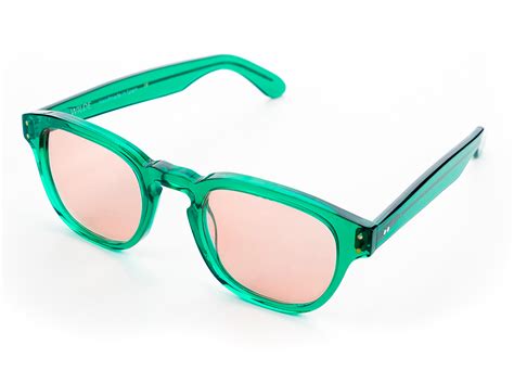 Bravo Pueblo Green Pink Lenses Wilde Sunglasses