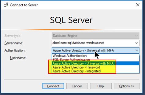 Unable To Connect The Sql Database Using Azure Stack Overflow