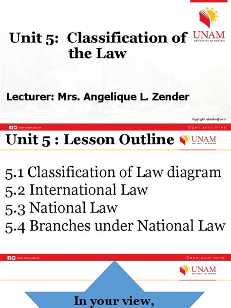 Classification Of Law Pdf Property International Law
