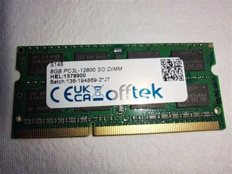 Offtek 8gb Ram Pc3l 12800 So Dimm Kaufen Auf Ricardo