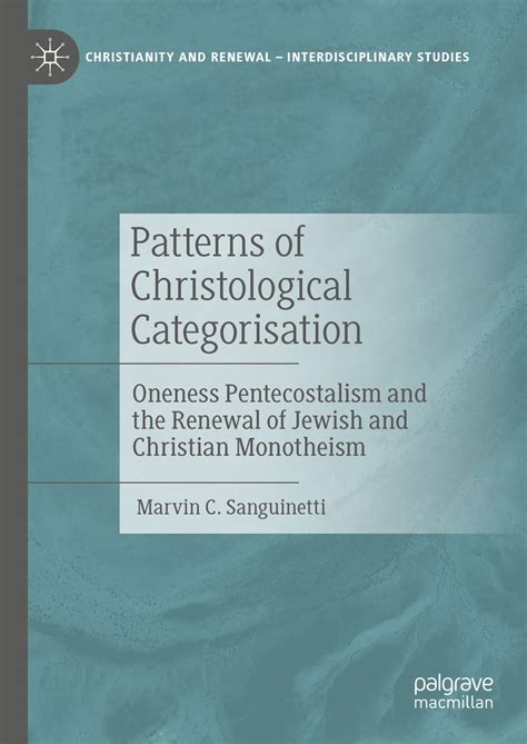 Patterns Of Christological Categorisation Ebook By Marvin C