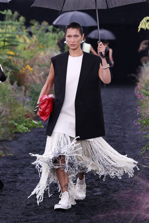 Bella Hadid Walks Runway At Jil Sander Show At Milan Fashion Week 0924
