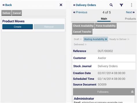 Supply Chain Process In Odoo And Its MERP Client