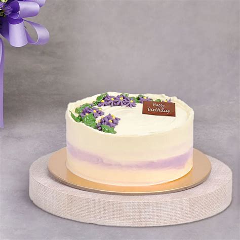 Order Aster Flower Elegance Birthday Wish And Cake Online Same Day Delivery Uae Fnpae