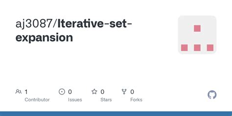 Github Aj3087iterative Set Expansion
