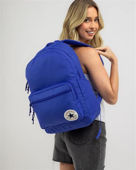 Shop Converse Go 2 Backpack In Blue Flame Fast Shipping And Easy