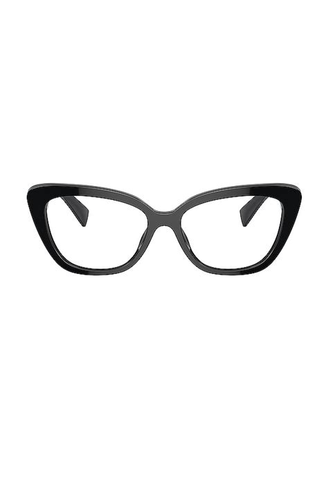 Miu Miu Cat Eye Optical In Black Revolve