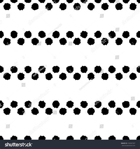 Seamless Black White Vector Background Abstract Stock Vector Royalty