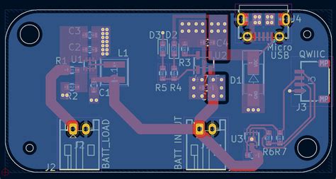 Pcb Schematic Review Lipo Charging Fuel Gauge With 5v Boost Converter First Time Design R