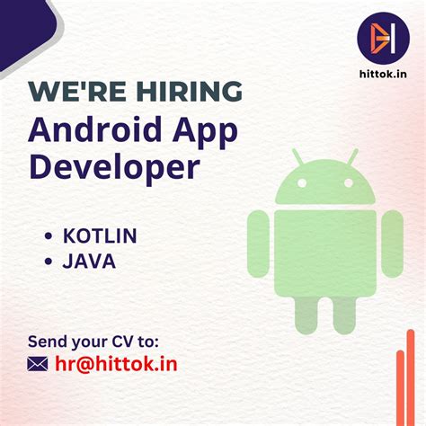 Hittok Private Limited On Linkedin Androiddeveloper Java Kotlin