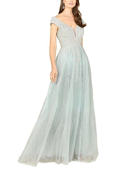 Lara Gown In Blue Lyst
