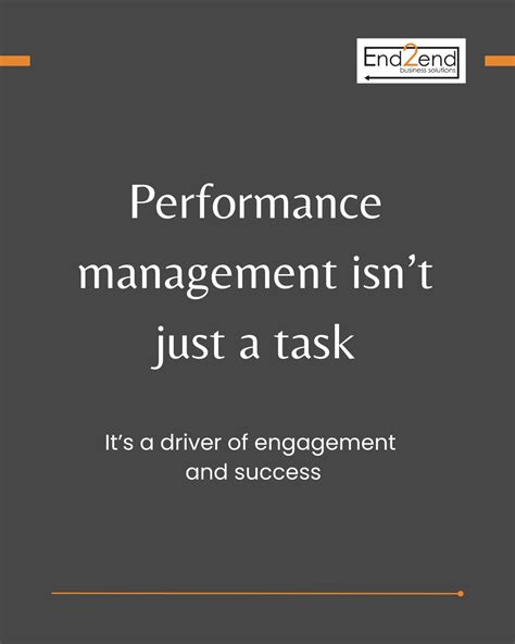 An Effective Performance Management Framework Is Not A Set And Forget