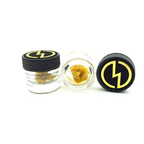 High Voltage Live Resin 1g Hush Cannabis