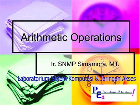 Arithmetic Operations Ppt