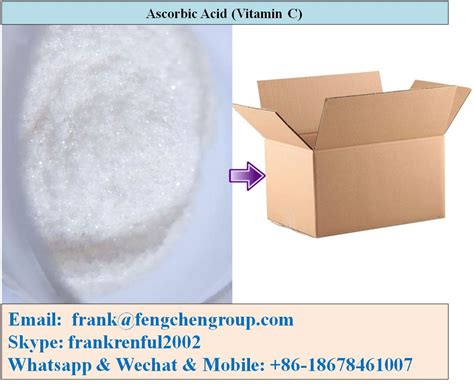 Ascorbic 또는 비타민 C Api 원료 식품 학년 및 제약 학년 Cas 50 81 7 및 비타민 C Dc 97 제조 업체 및 공급 업체 가격 Fengchen