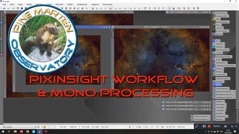 Pixinsight Workflow And Mono Processing Youtube