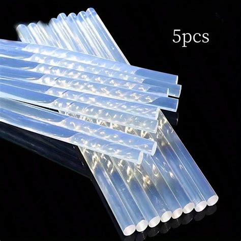 5pcs High Temperature Hot Melt Glue Sticks Handcraft Adhesive Clear Glue Sticks High Viscosity