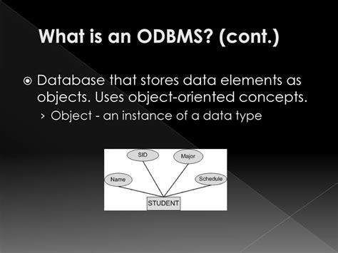 Object-Oriented Database Management System (ODBMS) - ppt download