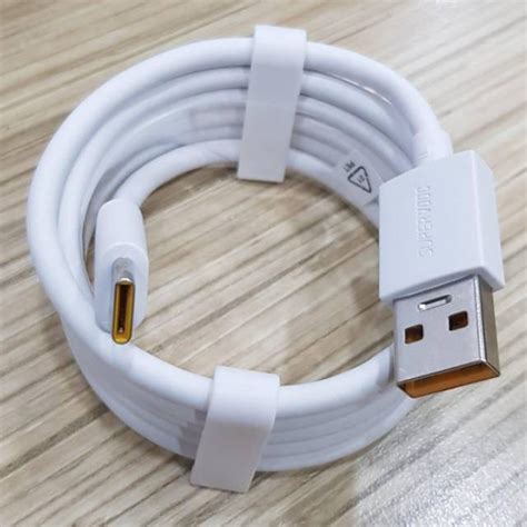 Jual Realme Kable Data Cable Type C Usb C Supervooc Original Shopee Indonesia