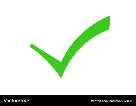 Grünes Kontrollkästchen Zeichen Für Die Genehmigung