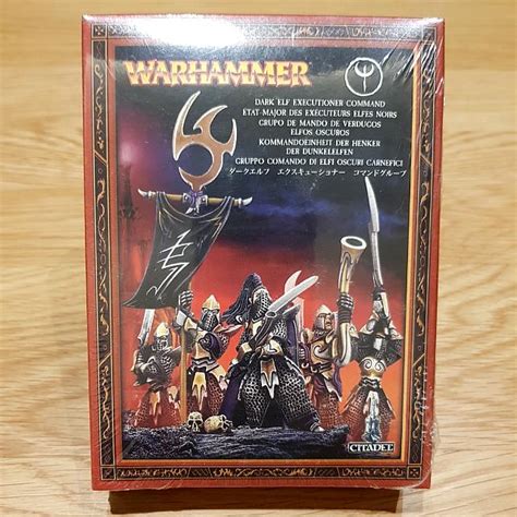 Warhammer Dark Elf Executioner Command Hobbies And Toys Toys And Games On