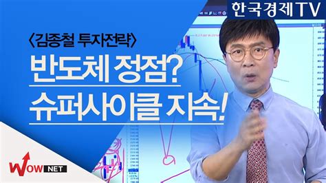 김종철 투자전략 반도체 고점 논란 수요 지속 된다 811 Youtube